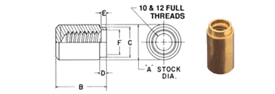 Swage Type Thread Insert 10 Thread 832 | Swage Type Thread Insert 10 ...