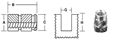 Ultra Sonic Locking Style Inserts 8-32 | Ultra Sonic Locking Style ...